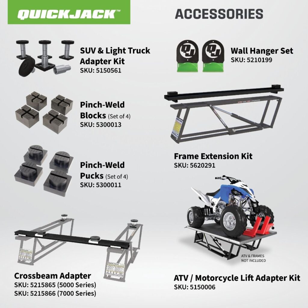 QuickJack 5000TL Storable Car Lift - Genesis Equipment